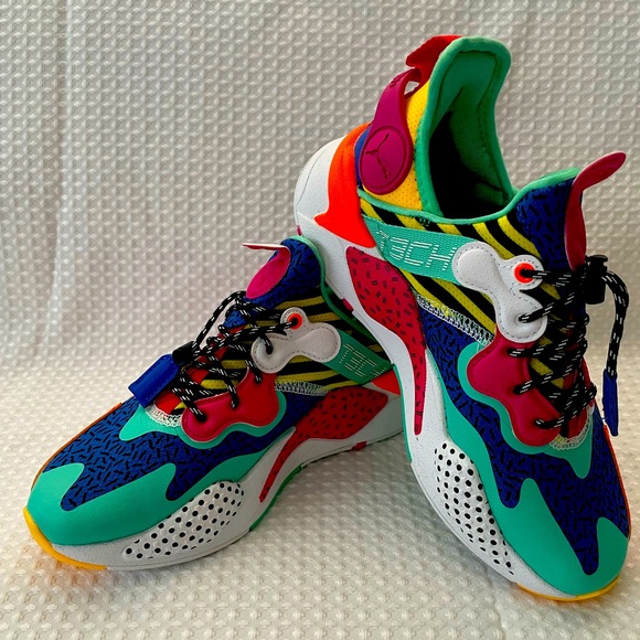 Puma | Shoes | New Puma Rsx Tech Running Shoes Bright Multicolor With ...